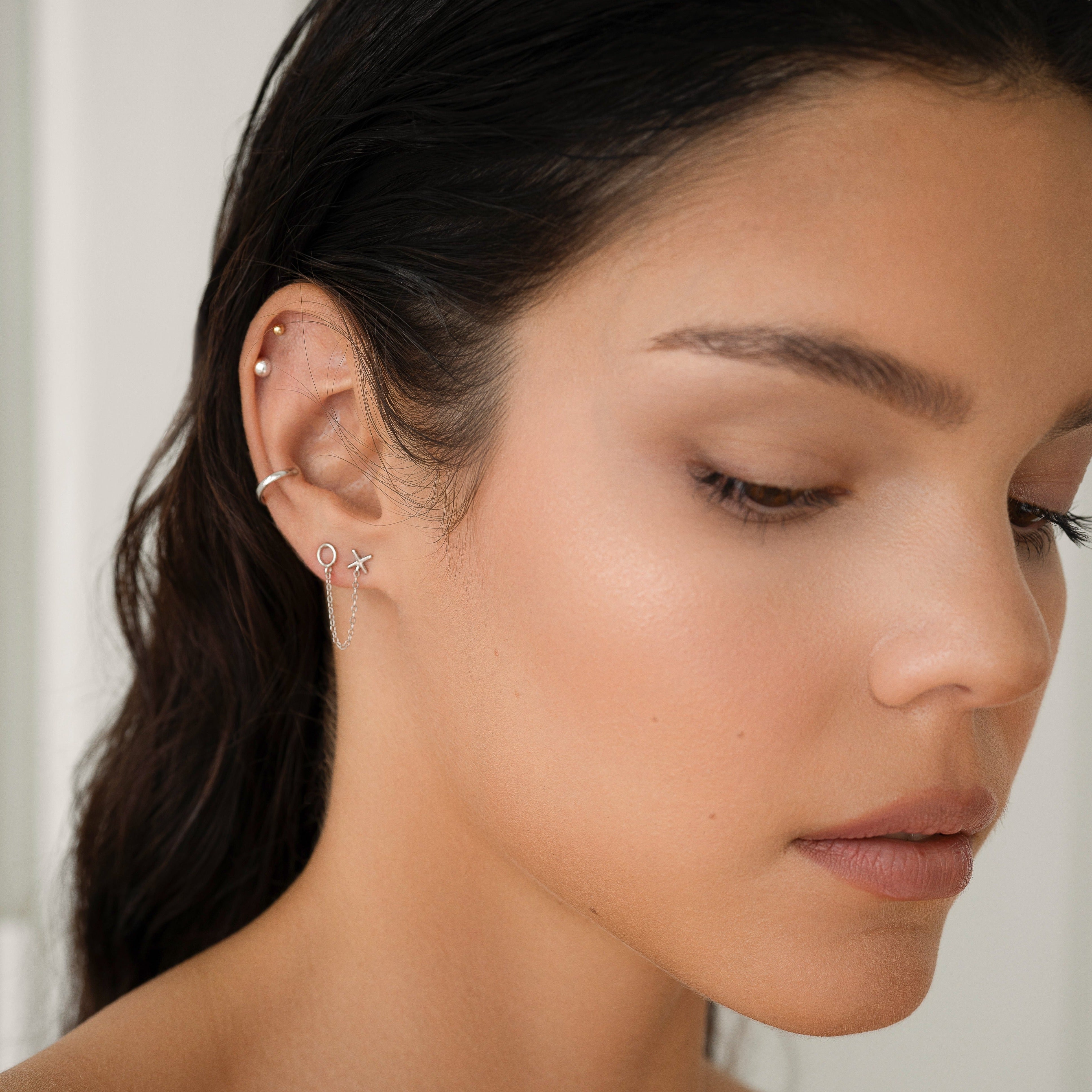 Auskarai XO CHAIN – myvanityshop.com